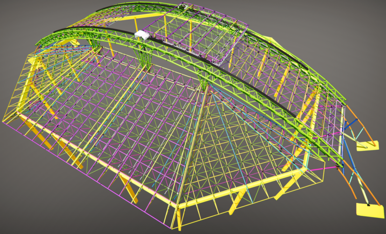 Cubierta Estadio Parque Roca - Proyectista de Estructuras Metálicas ...