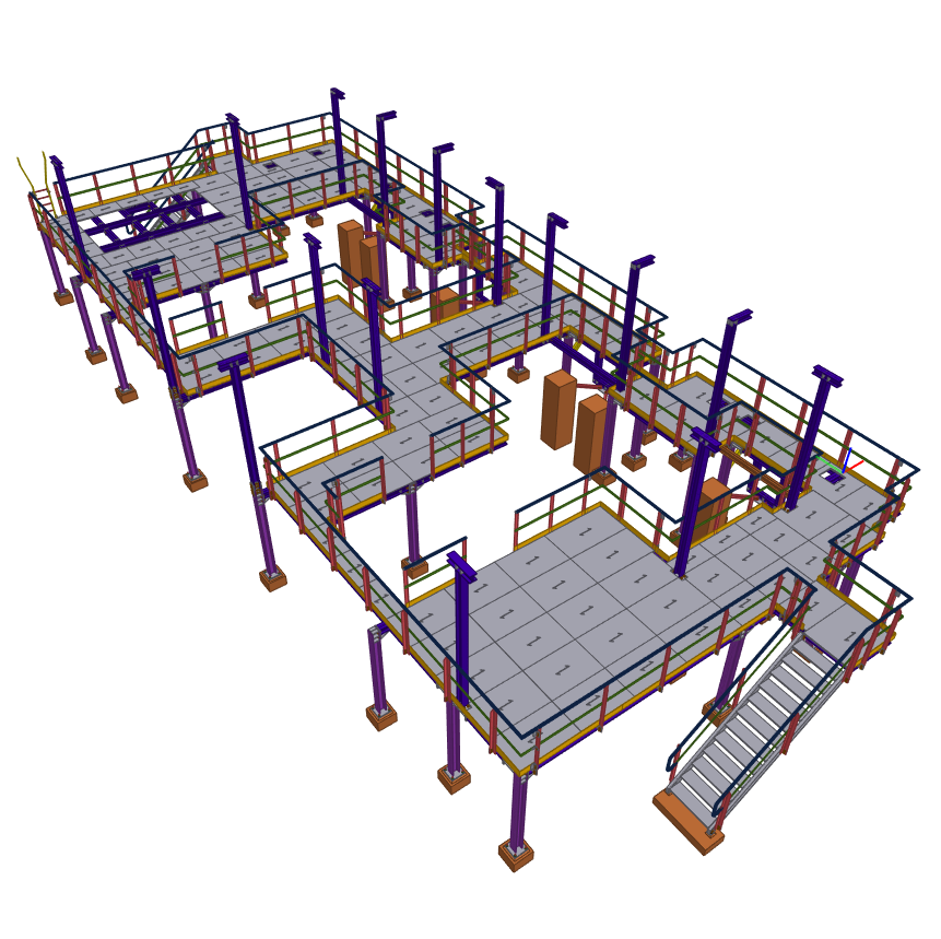 Refinery Platform - Nicolás Papini - Structural Steel Detailer